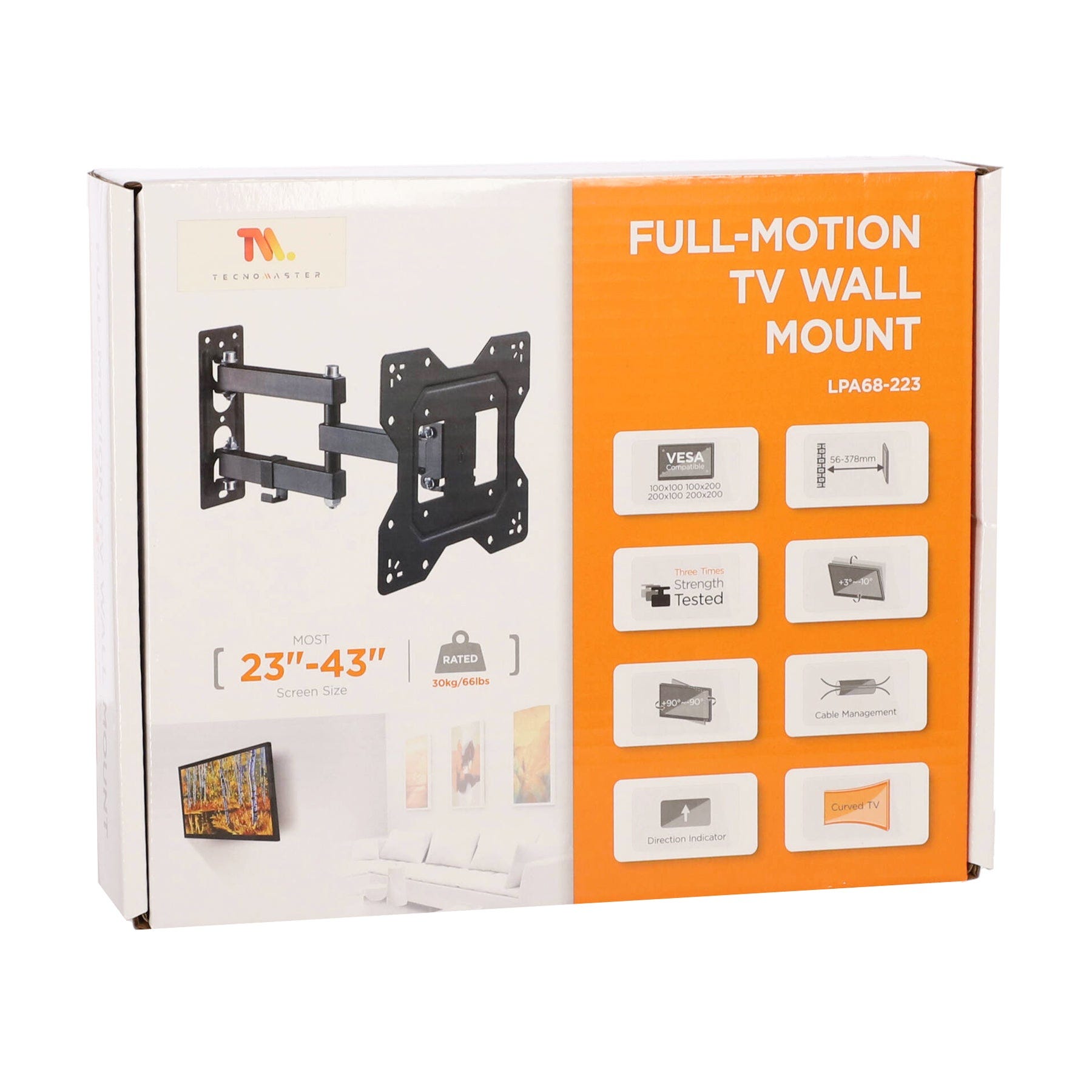 Base para Televisor Tecnomaster R/MLPA68223 23″ – 43″ - Tecnomaster