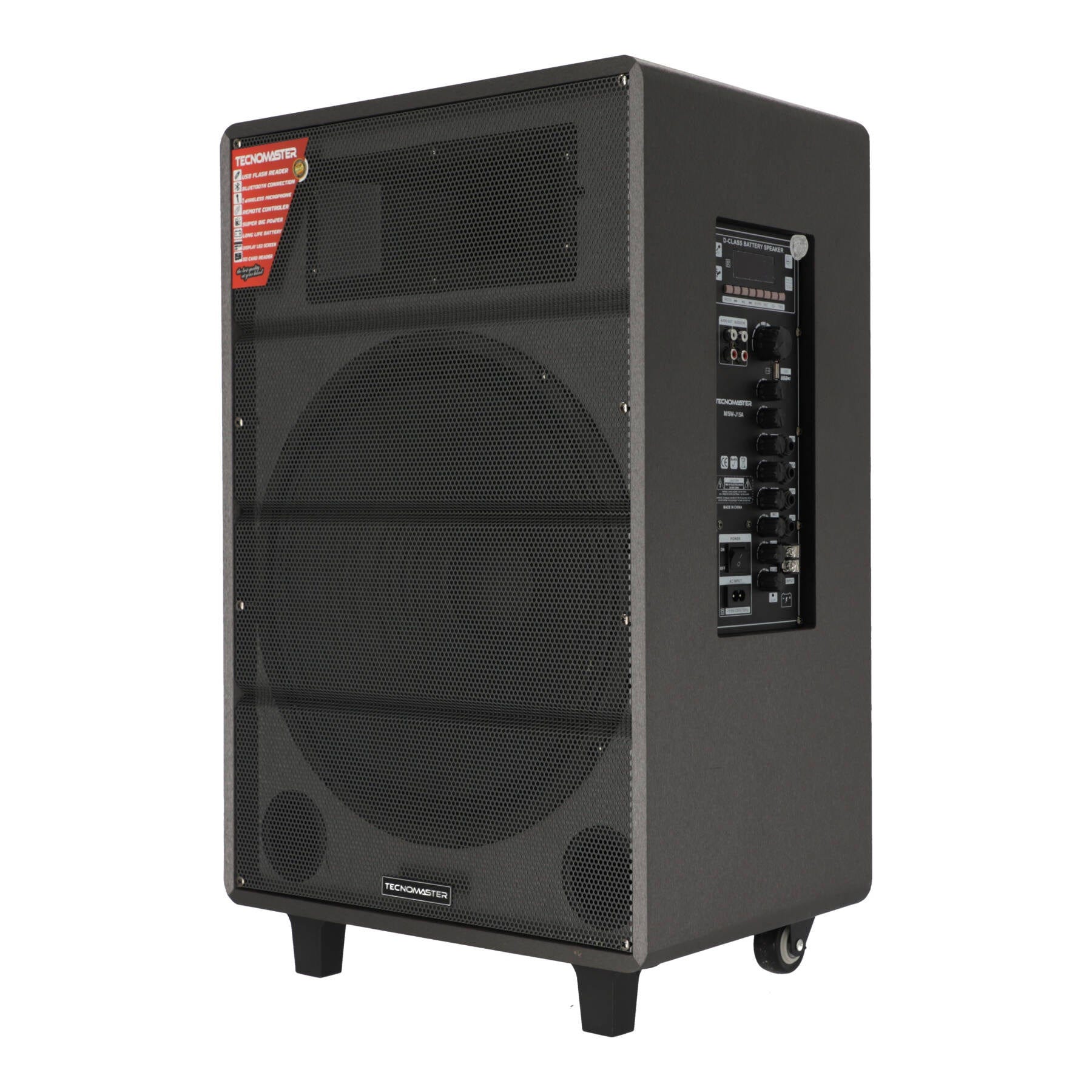 Bocina Portátil Tecnomaster M/WS-J15A Bluetooth USB - Tecnomaster