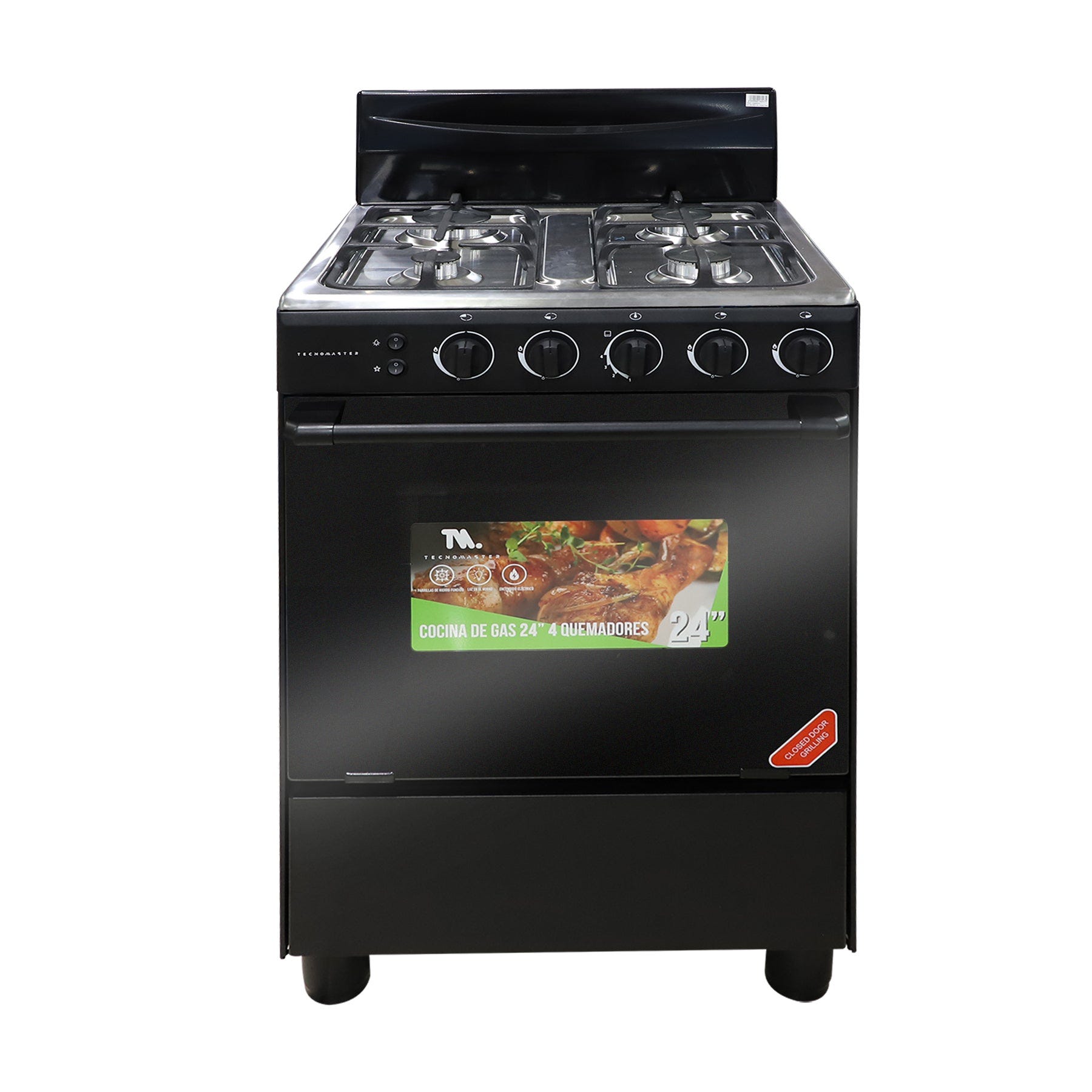 Estufa Tecnomaster RTEMI24B057B 24 4 Quemadores - Tecnomaster