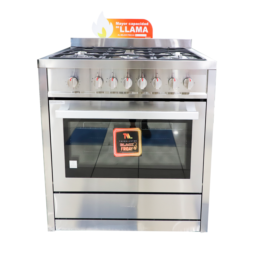 Estufa Tecnomaster R/Tehyxhbr3001g 30″ 5 Quemadores - Tecnomaster